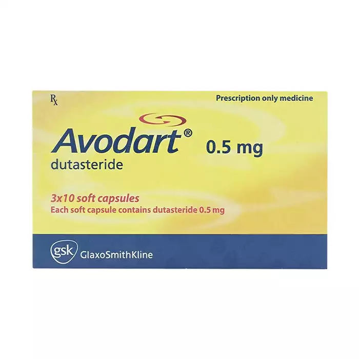 Avodart 0.5mg GSK 3 vỉ x 10 viên - Nhà Thuốc Phương Châu