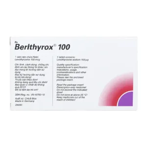 Thuốc cường giáp Berlthyrox 100mcg Menarini 4 vỉ x 25 viên - Nhà Thuốc ...