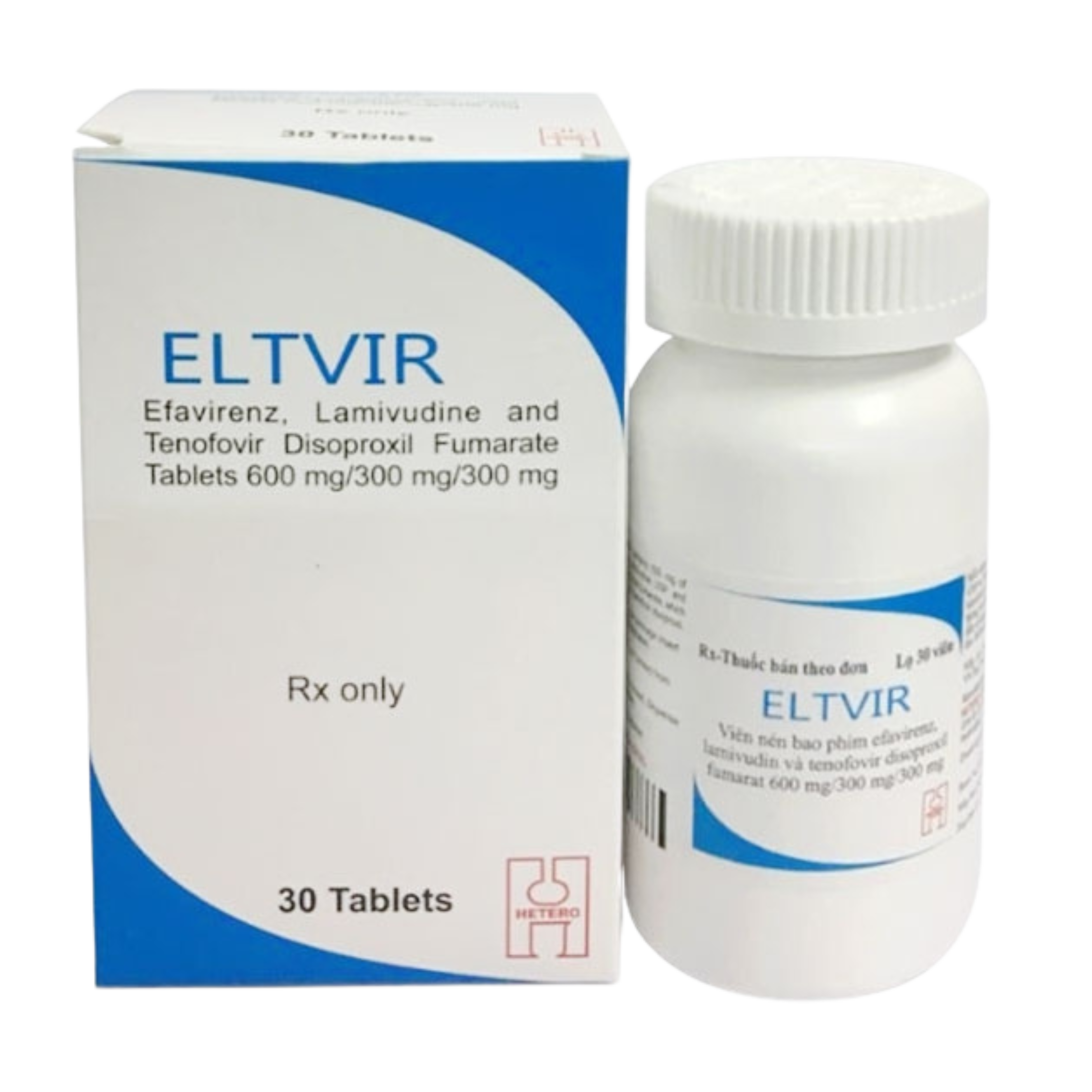 Eltvir Hetero hộp 30 viên - Điều trị HIV - Nhà Thuốc Phương Châu
