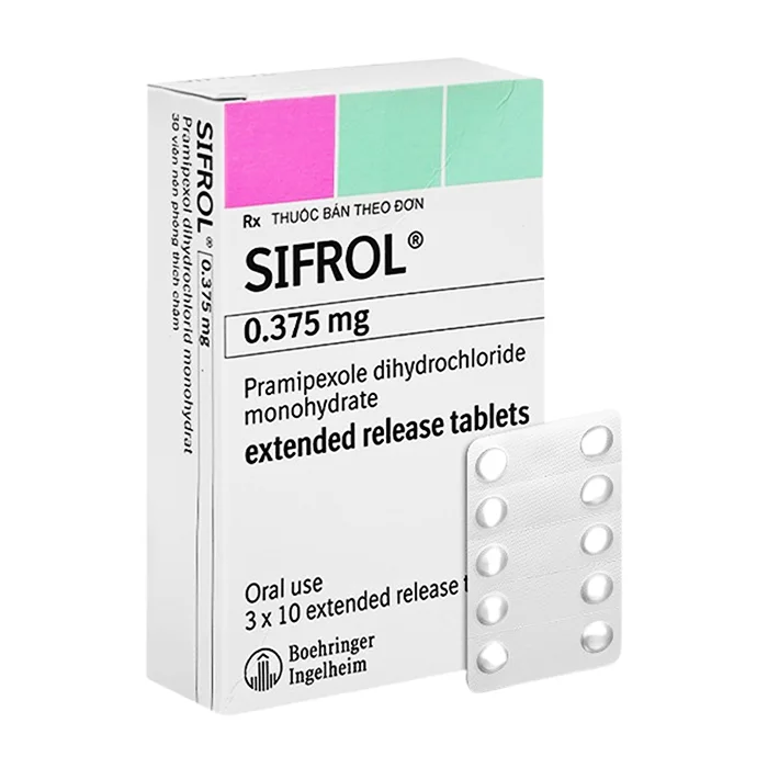 Thuốc Sifrol 0.375mg (3 vỉ x 10 viên)- Nhà Thuốc Phương Châu
