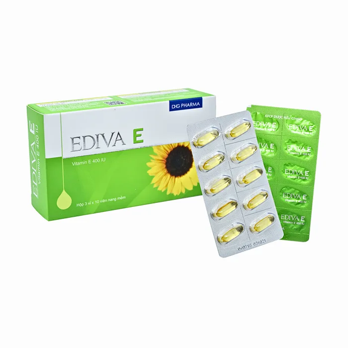 Ediva E (3 vỉ x 10 viên) - Viên uống bổ sung vitamin - Nhà Thuốc Phương ...