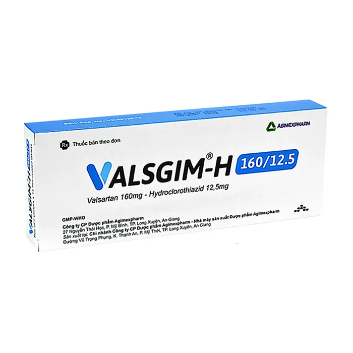 Valsgim-H 160/12.5 (2 vỉ x 14 viên) - Điều trị tăng huyết áp - Nhà ...
