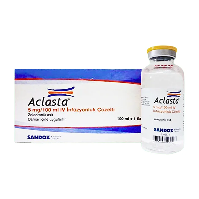 Aclasta 5mg/100ml (hộp 1 chai) - Điều trị loãng xương, giảm nguy cơ gãy ...