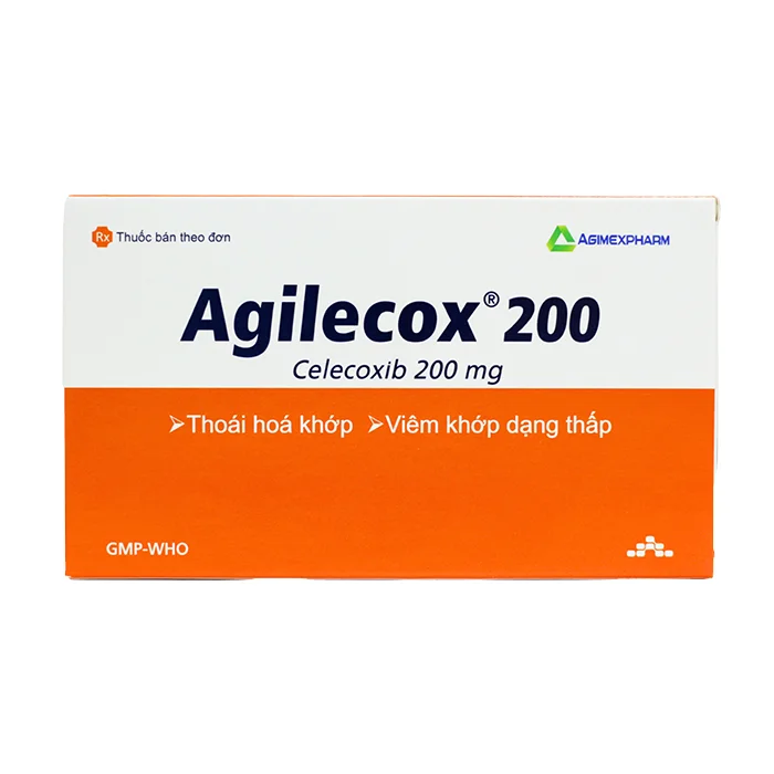 Agilecox 200 (2 vỉ x 10 viên) - Điều trị thoái hoá khớp, viêm khớp dạng ...