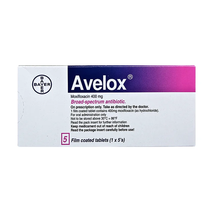 Avelox 400mg Bayer (1 vỉ x 5 viên) - Điều trị nhiễm khuẩn - Nhà Thuốc ...