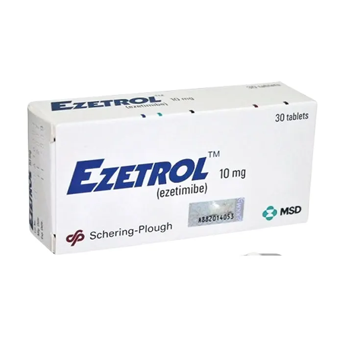 Ezetrol 10mg (3 vỉ x 10 viên) - Điều trị tăng cholesterol máu nguyên ...