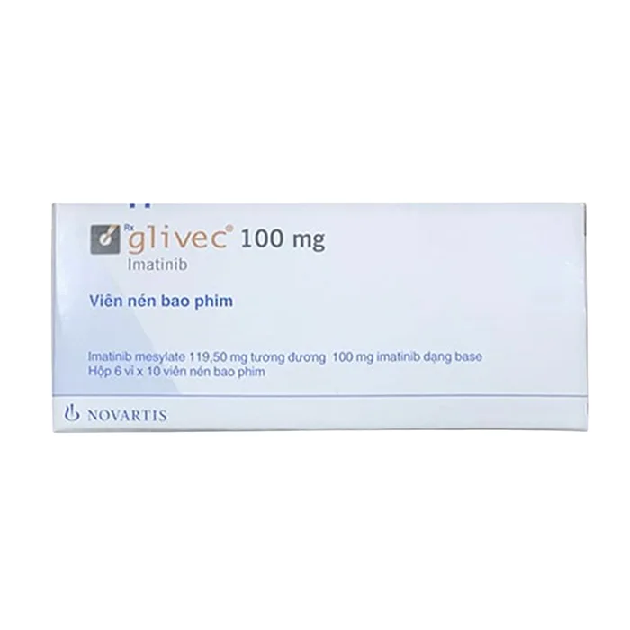 Glivec 100mg Novartis (6 vỉ x 10 viên) - Điều trị bệnh bạch cầu tủy mạn ...