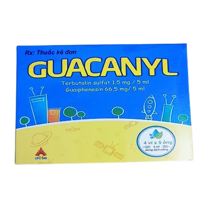 Guacanyl CPC1HN (4 vỉ x 5 ống) - Điều trị ho do hen phế quản, viêm phế ...