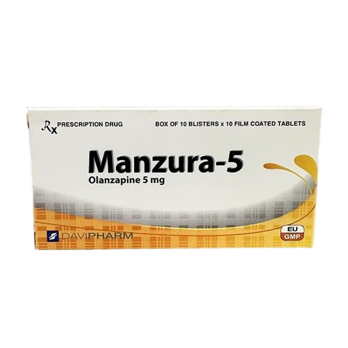 Manzura 5mg (10 vỉ x 10 viên) - Điều trị tâm thần phân liệt - Nhà Thuốc ...