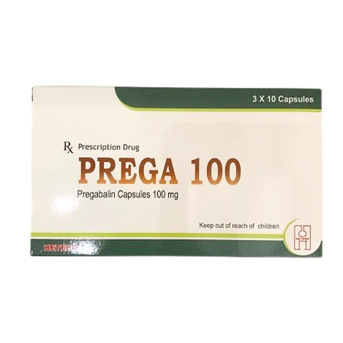 Prega 100 (3 vỉ x 10 viên) - Điều trị bệnh đau dây thần kinh ngoại biên ...