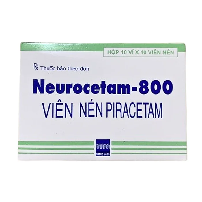 Neurocetam 800 (10 vỉ x 10 viên) – Thuốc điều trị đau nửa đầu - Nhà ...