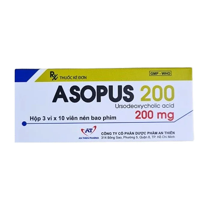 Asopus 200 (3 vỉ x 10 viên) - Điều trị các vấn đề liên quan tới tình ...