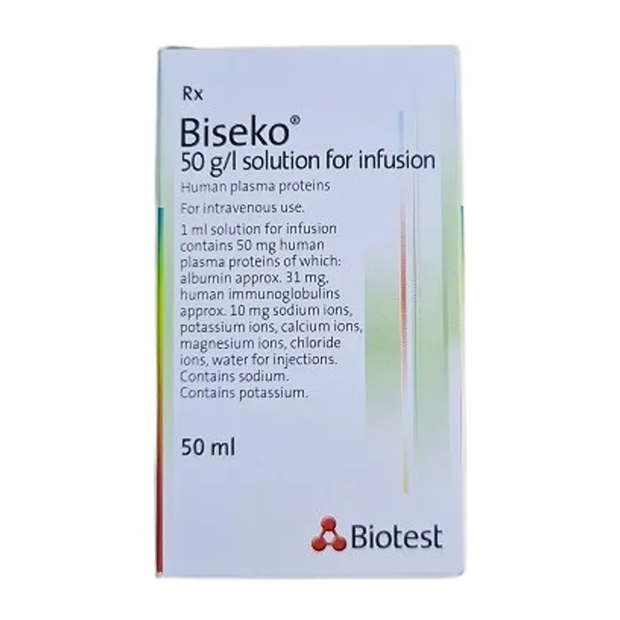 Biseko Biotest (50ml) - Bù thể tích máu, chống nhiễm trùng - Nhà Thuốc ...
