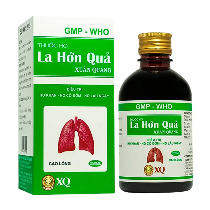 Thuốc ho La Hán quả Xuân Quang (Chai 250ml) - Ho lâu ngày, Ho khan ...