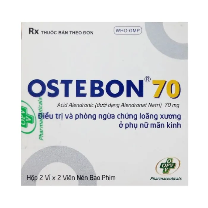 Ostebon 70mg (2 vỉ x 2 viên) - Điều trị loãng xương ở phụ nữ sau mãn ...