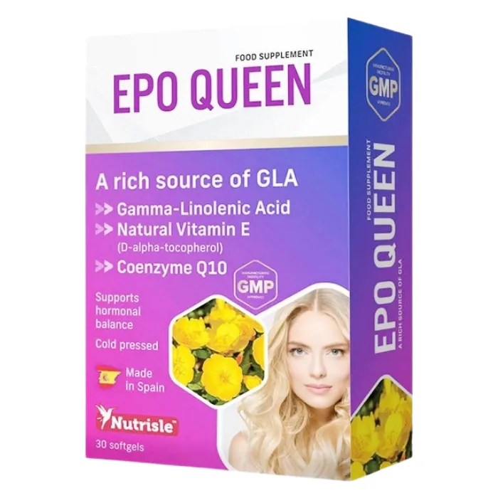 EPO QUEEN (Hộp 30 viên) - Giúp bổ sung nội tiết tố cho phụ nữ, giúp cân ...