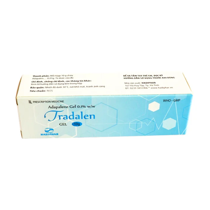 Tradalen (Hộp 1 tuýp 10g) – Gel bôi mụn trứng cá - Nhà Thuốc Phương Châu