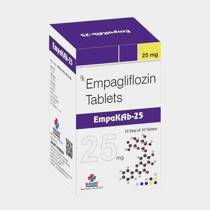EmpaKAb-25 KAbOT ( Hộp 10 vĩ x 10 viên) - Điều trị đái tháo đường týp 2 ...